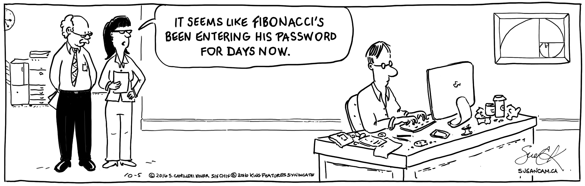 I'll see you in the funny papers... - Susan Camilleri Konar